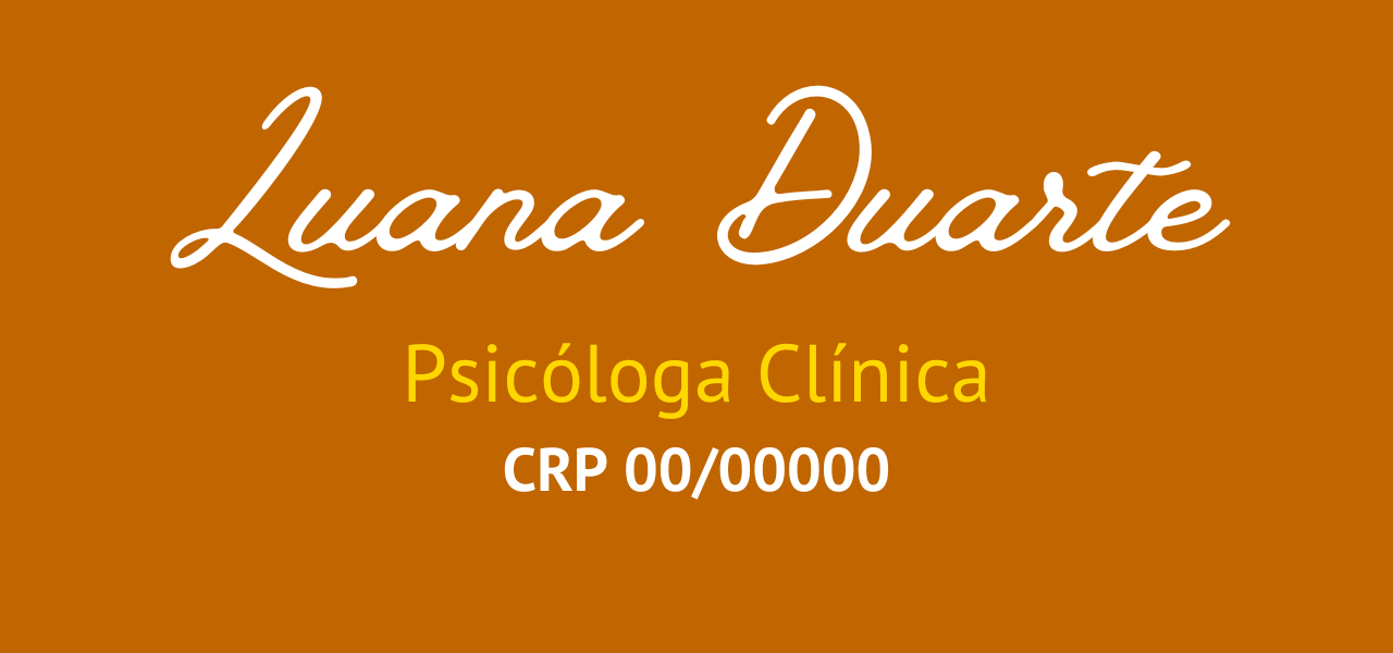 Psicologa Luana Duarte